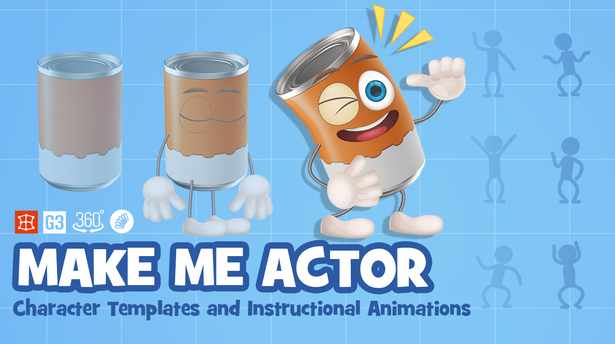 Make Me Actor | 2D Animation | Cartoon Animator