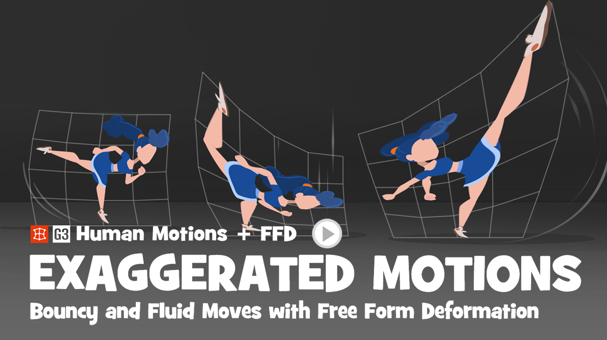 Exaggerated Motions | 2D Animation | Cartoon Animator