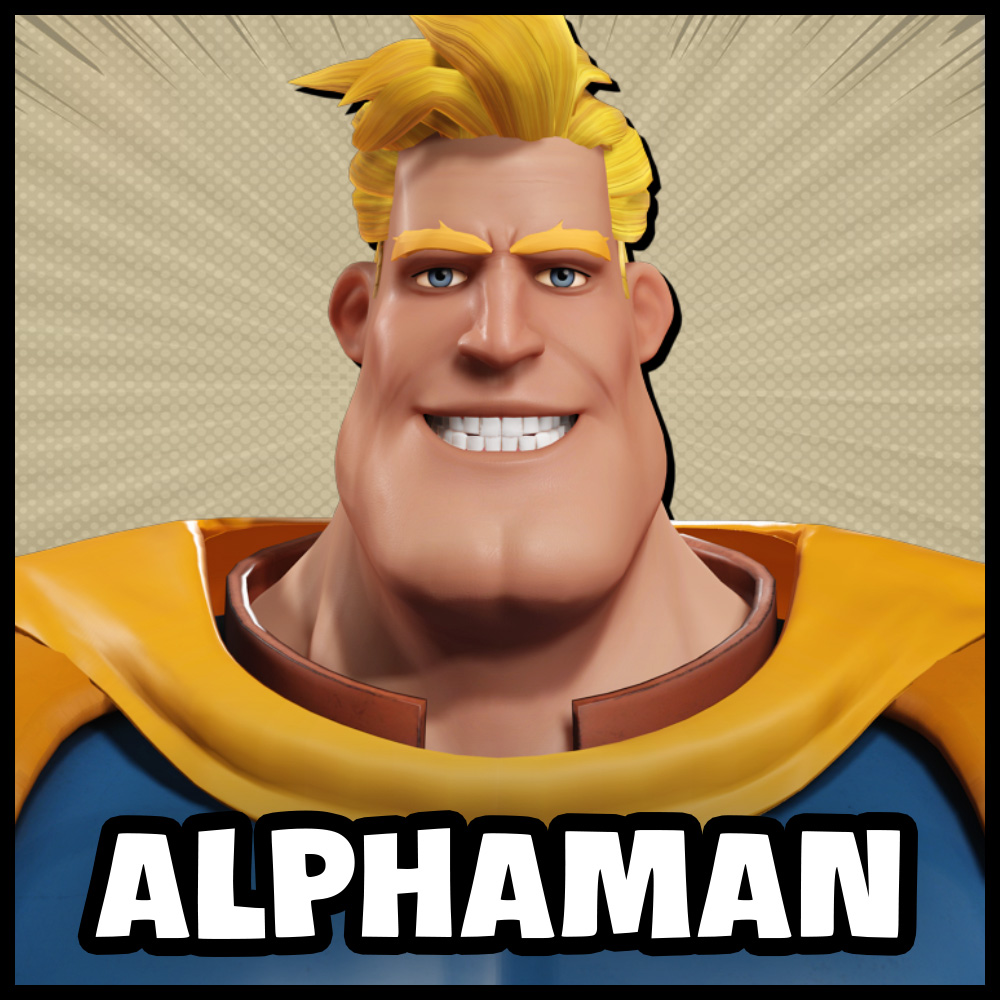 Comic Heroes | 3D Models | Character Creator
