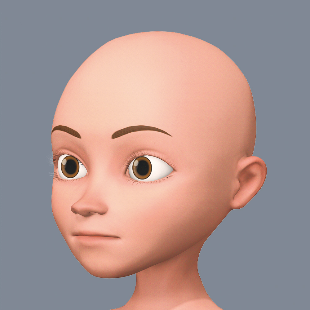 Cartoon Base Head -40