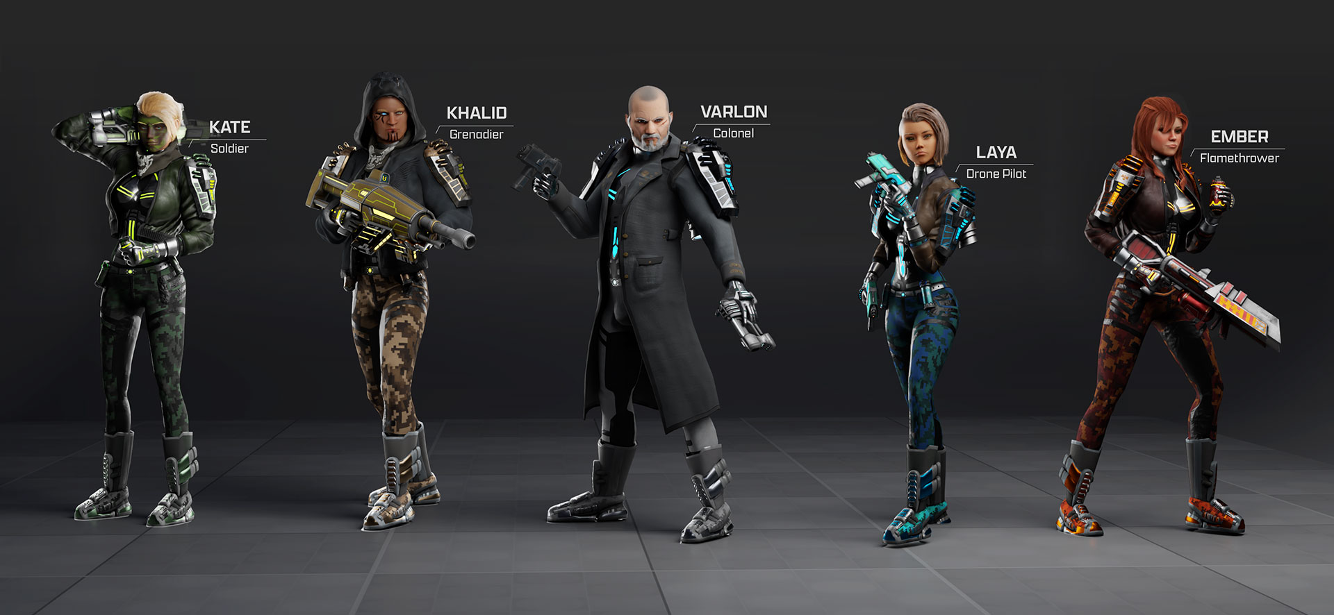 M7-A Squad Military | 3D Models | Character Creator
