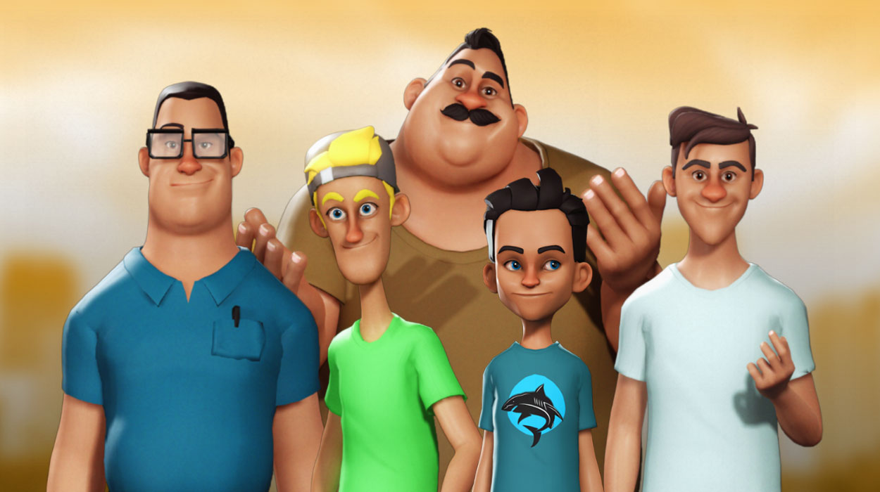 The Dudes | 3D Models | Character Creator