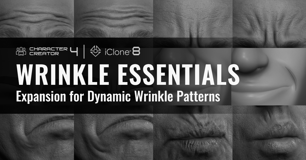 Essential Wrinkle Morphs | 3D Model | Character Creator