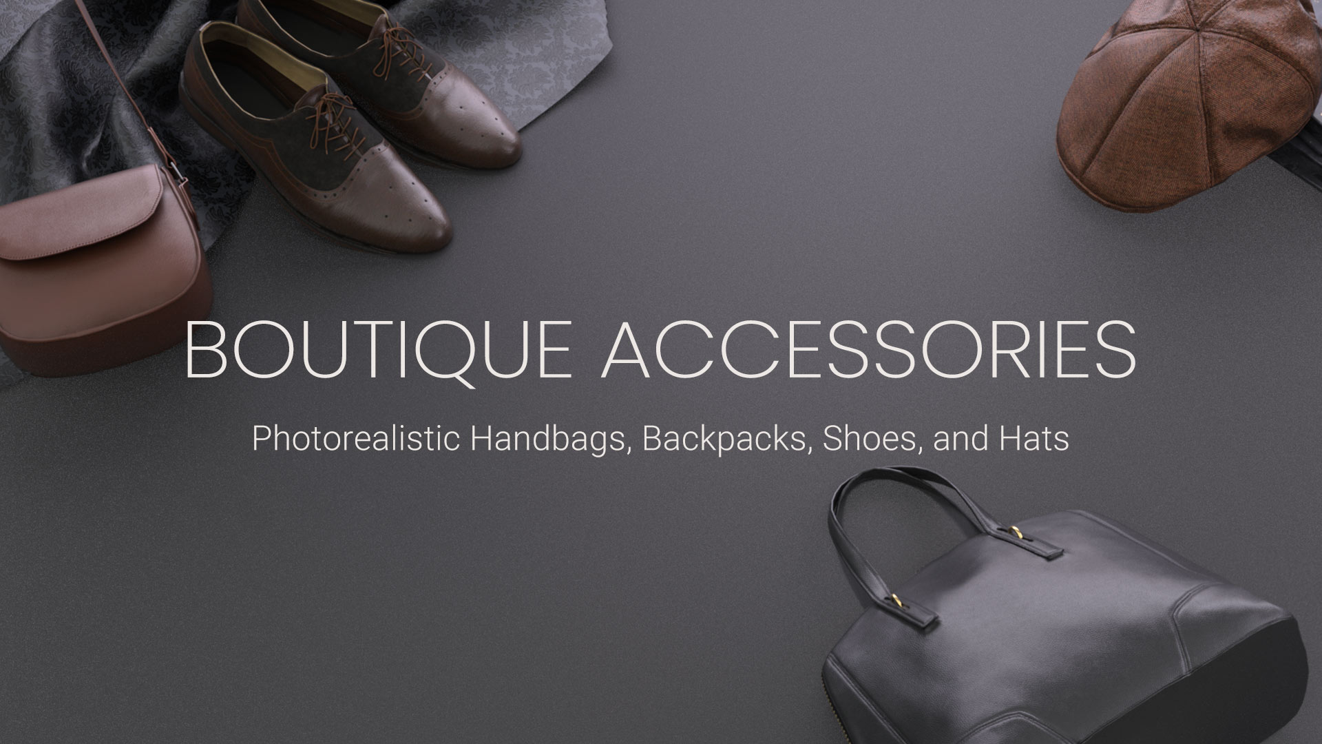 Boutique Accessories | 3D Models | Character Creator