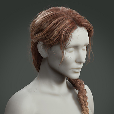 Side-Swept-braid 45