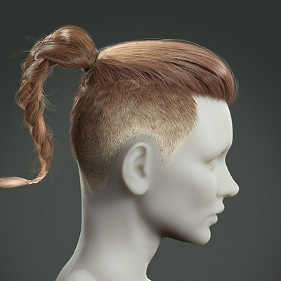 Top-Knot-braid 90