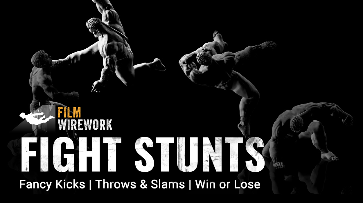 Fight Stunts | Film Wirework | 3D Animation