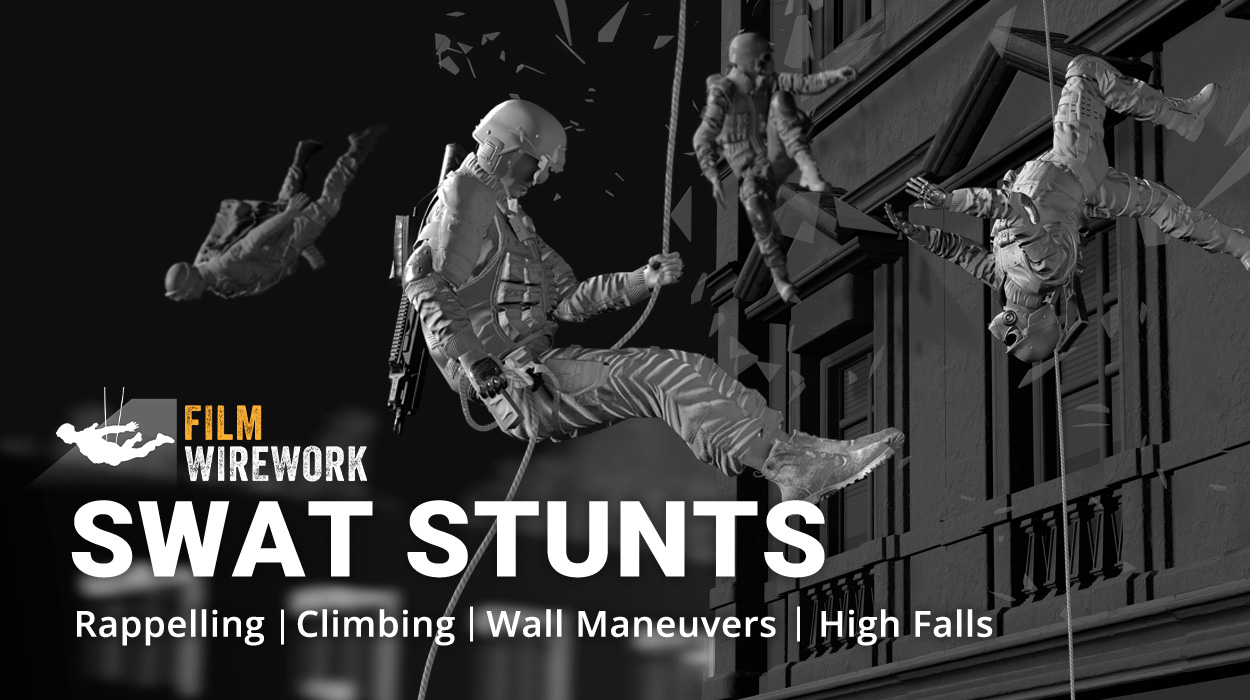 SWAT Stunts | Film Wirework | 3D Animation