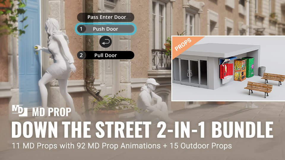 MD Prop - Down The Street | 3D Animations | iClone