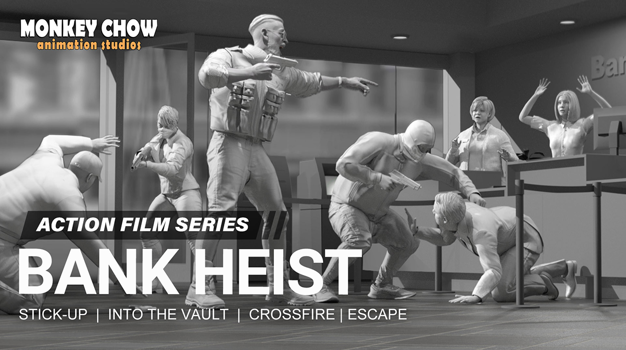 Bank Heist | 3D Animation | iClone