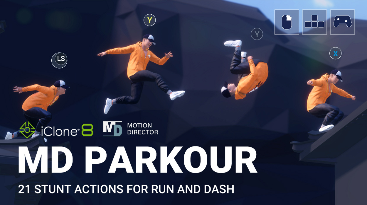 MD Parkour | 3D Animation | iClone