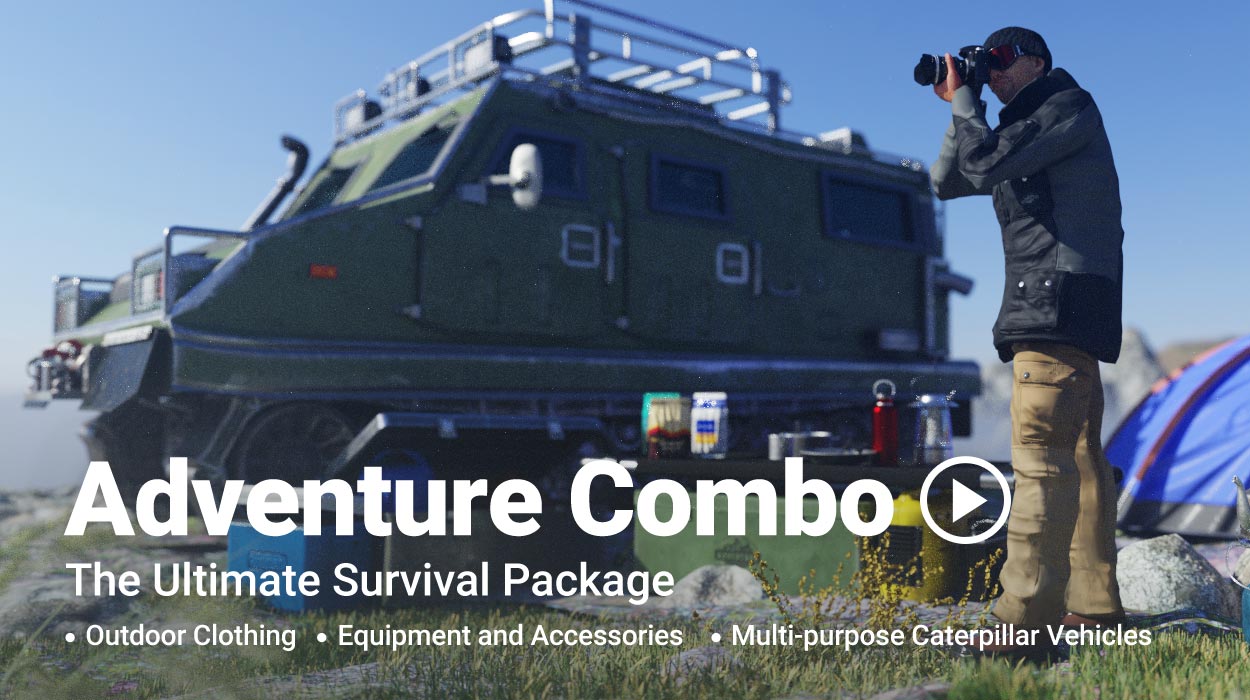 Adventure Combo | 3D Objects | iClone