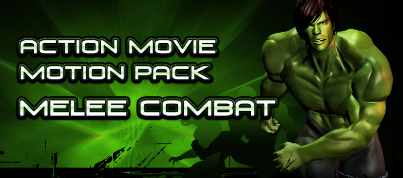 Action movie motions for your 3D animation â€“ melee combat