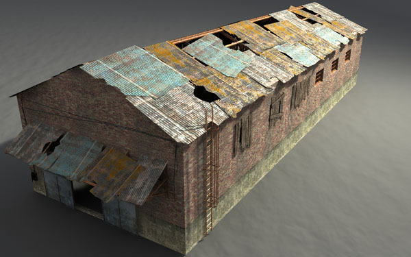 Vehicle Junkyard Model Pack-Building