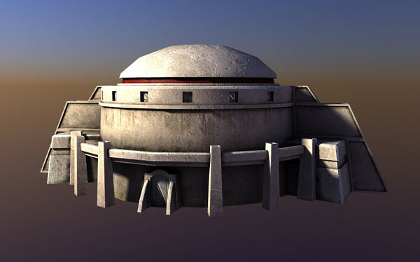 Sci-Fi Desert Buildings Model Pack-Gallery