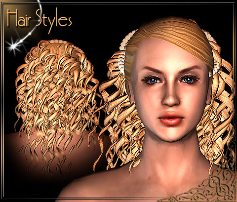 Flowing Hair Elements Vol.1
