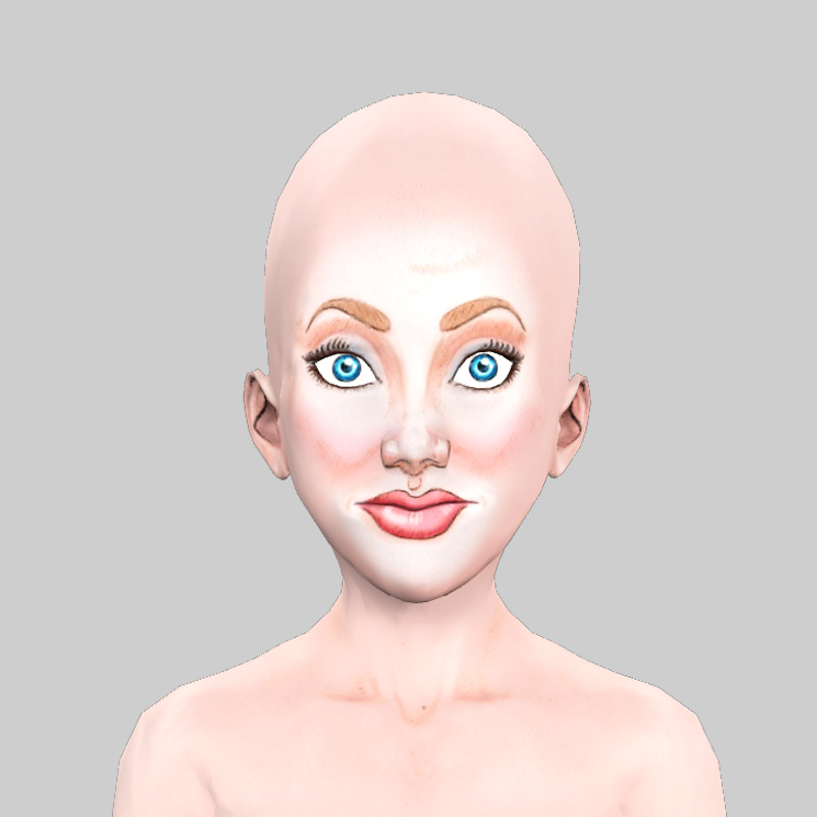 Cartoon Faces for 3D Charactor Creation - Garry Pye's Comic Faces