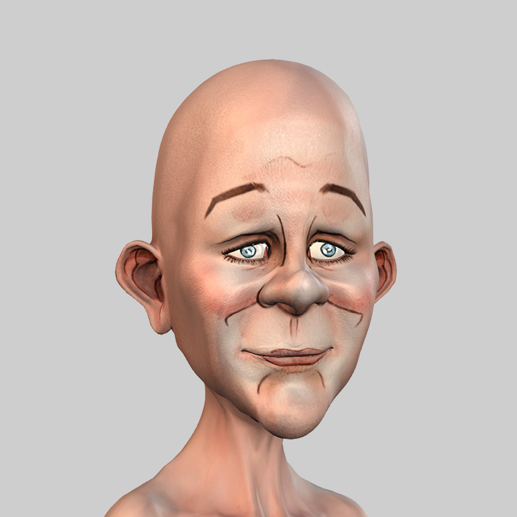 Cartoon Faces for 3D Charactor Creation - Garry Pye's Comic Faces
