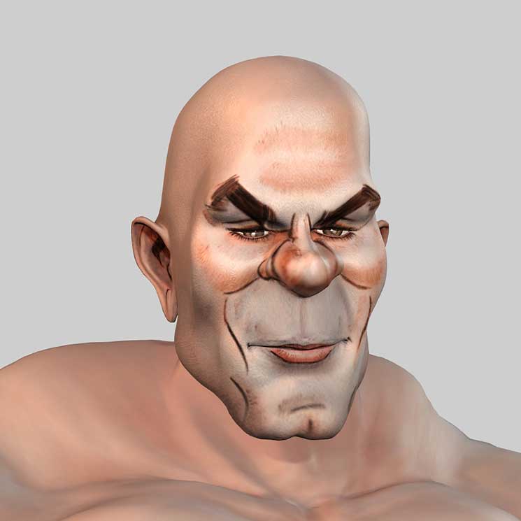 Cartoon Faces for 3D Charactor Creation - Garry Pye's Comic Faces