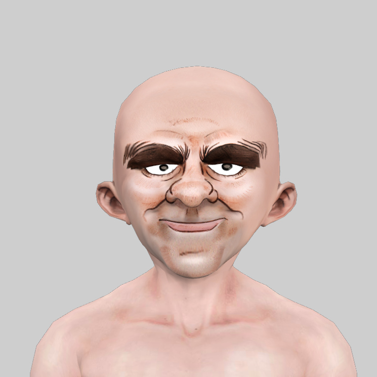 Cartoon Faces for 3D Charactor Creation - Garry Pye's Comic Faces