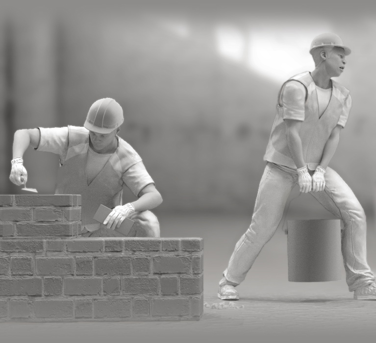 Motions for Construction | 3D Animation | iClone