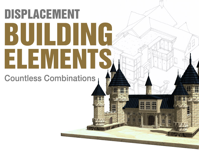 iClone - Displacement Building Elements