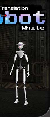 Classic Translation Robot - White