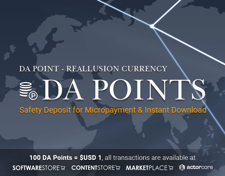 DA POINT - Direct Access Points, Reallusion Currency