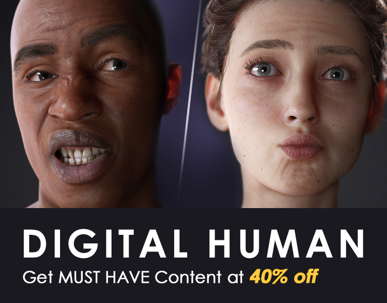 Digital Human - 3D Avatars, Hair, Clothes for CC Actor