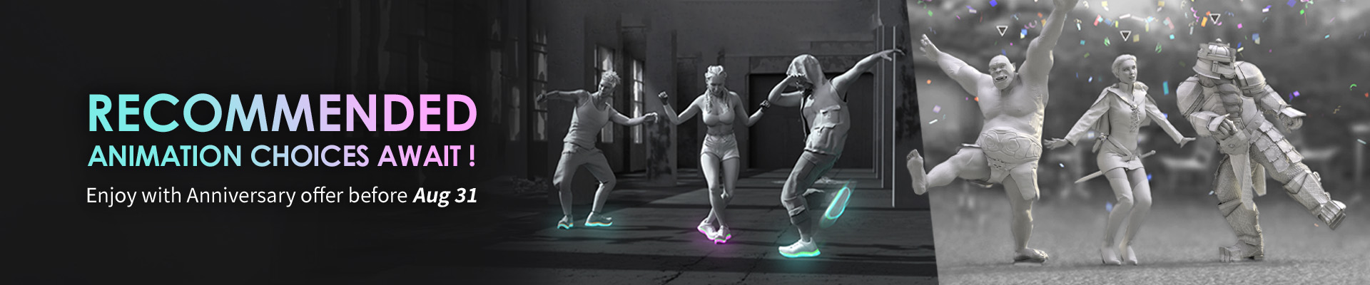 Motion Library | 3D Animation Promotion | iClone