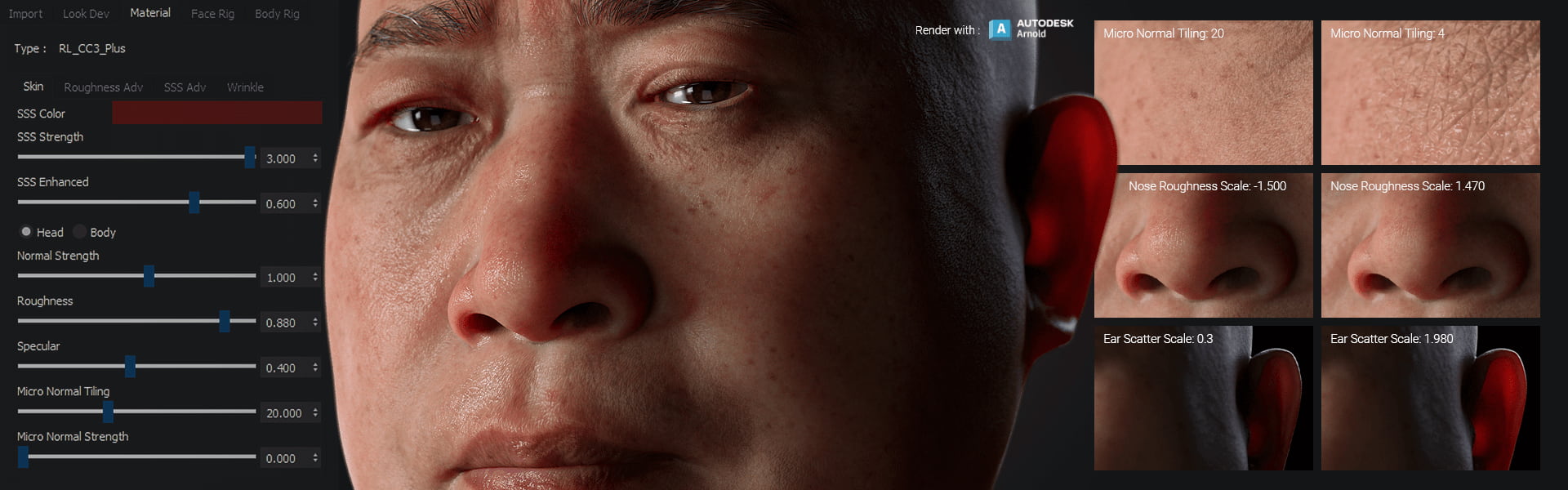 Character Creator Auto Setup for 3ds Max, Arnold & V-Ray