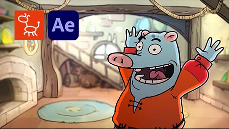 2D Animation Learning for AE Script | Cartoon Animator