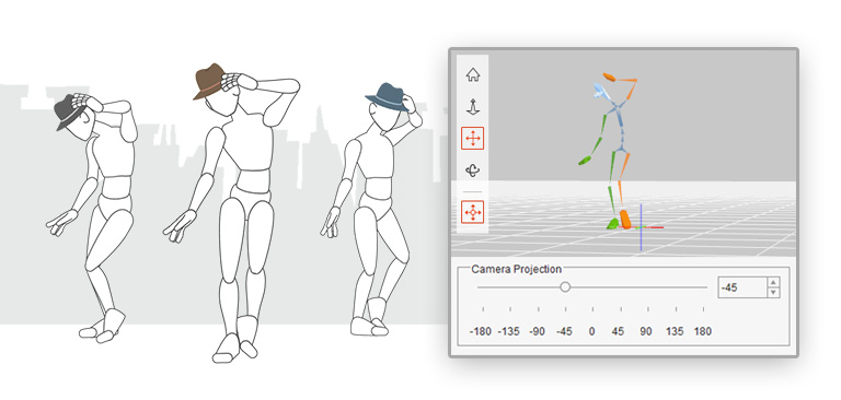 3D Motion Converter for 2D Animation | Cartoon Animator