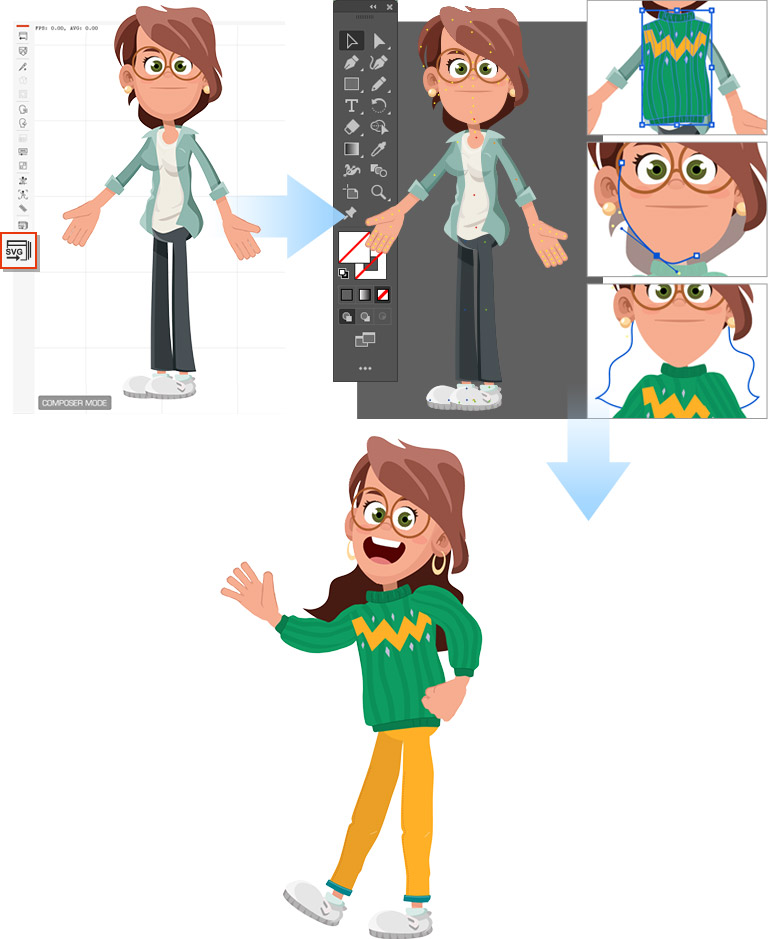 Vector Graphic Animation | Cartoon Animator