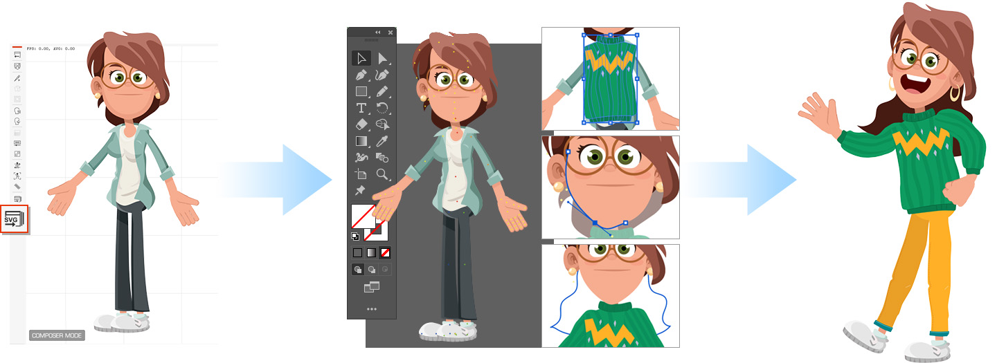 Vector Graphic Animation | Cartoon Animator