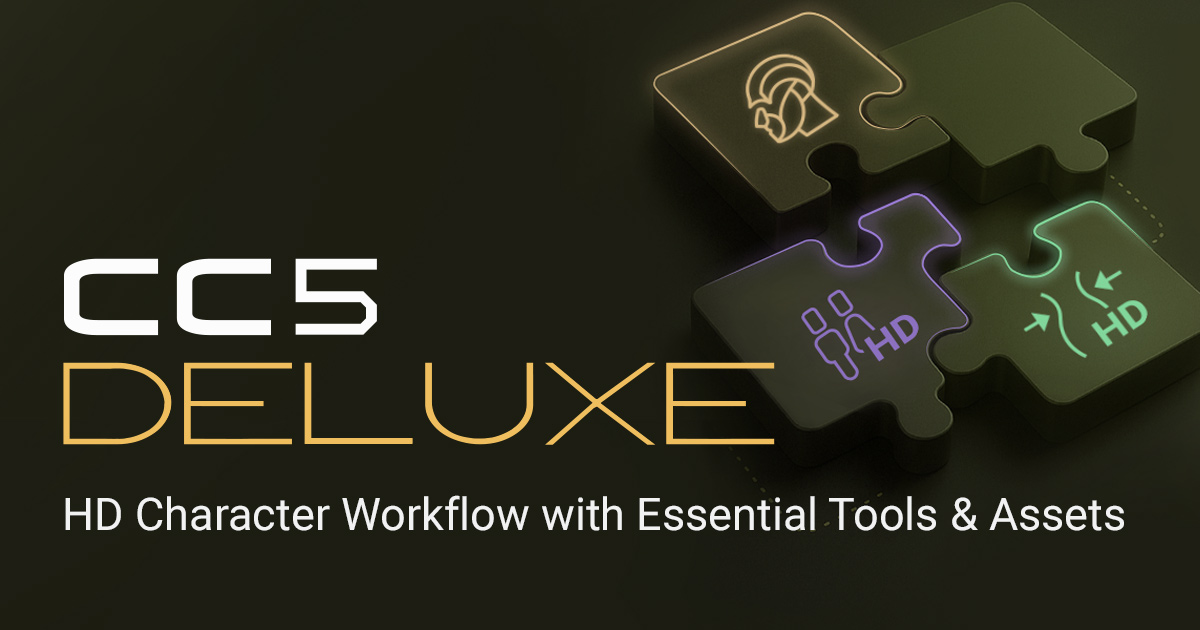 CC5 Deluxe: High-Quality 3D Character Generation Bundle
