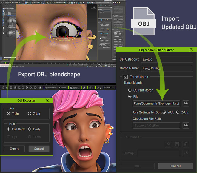 Custom 3D Facial Expression | Character Creator