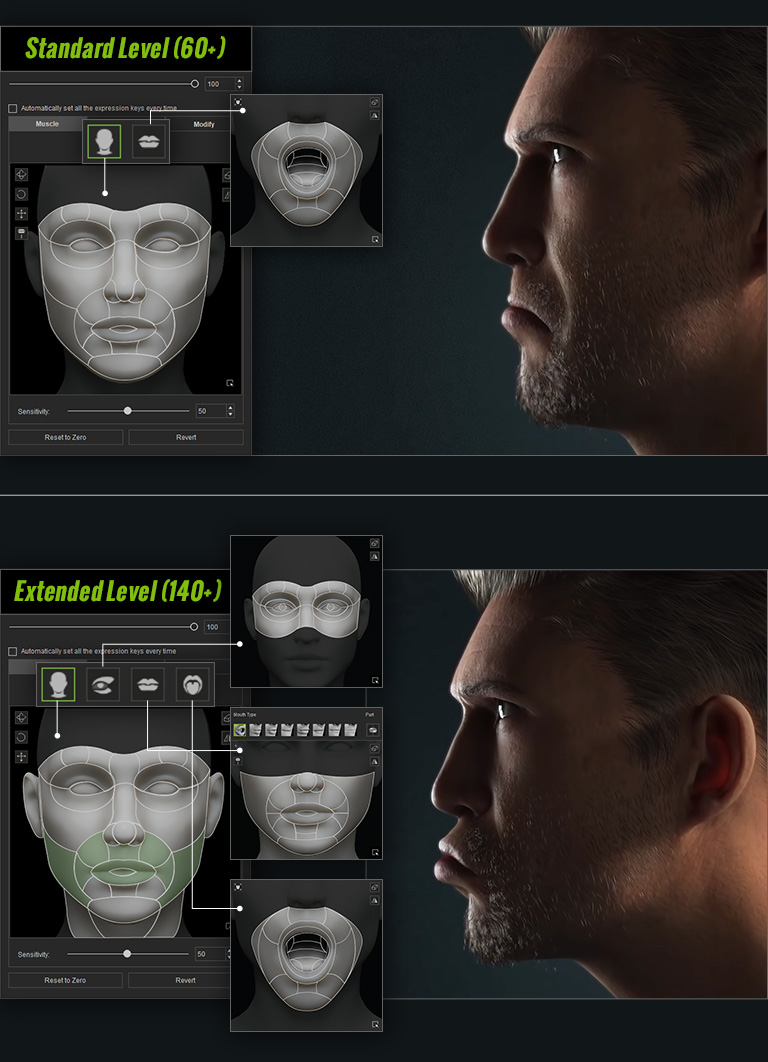 Custom 3D Facial Expression | Character Creator