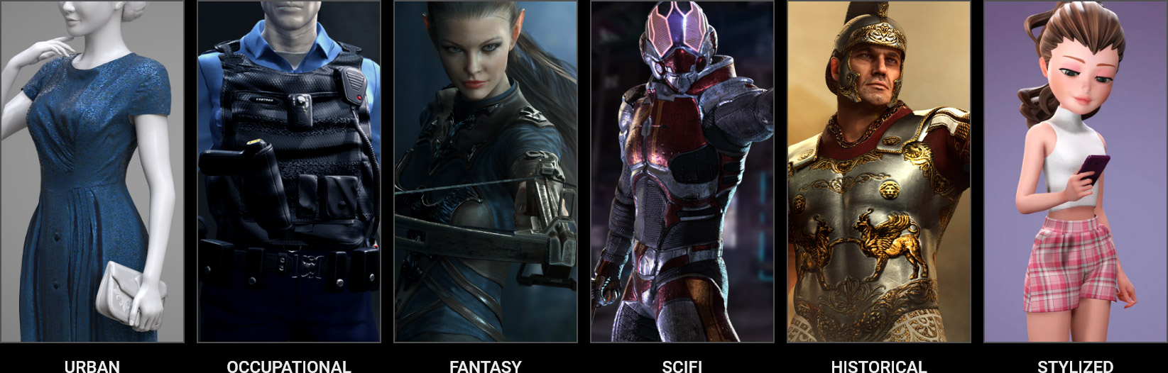 Custom Outfit & Clothing Systems | Character Creator
