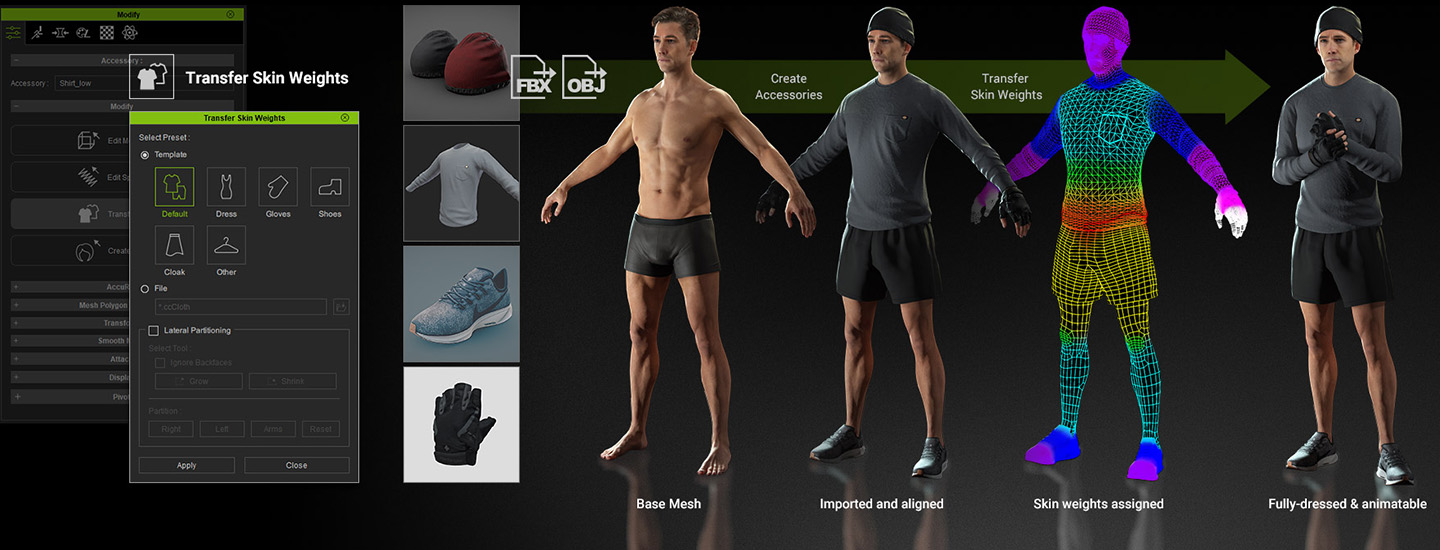 Custom Outfit & Clothing Systems | Character Creator