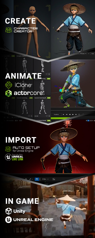 Make Game Characters for Unity & Unreal | Character Creator