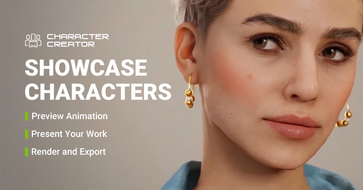 Character poses to animated characters | Character Creator