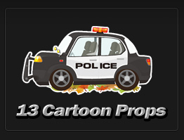 Special FX - special effects and animated expression for 2D cartoon car