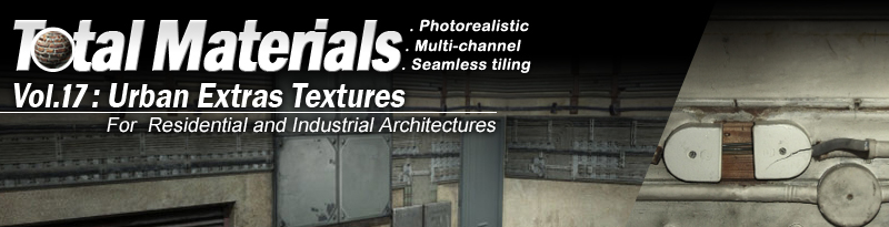 Total Materials-Vol.17: Urban Extras Textures