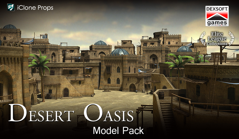 iClone - Desert Oasis Model Pack