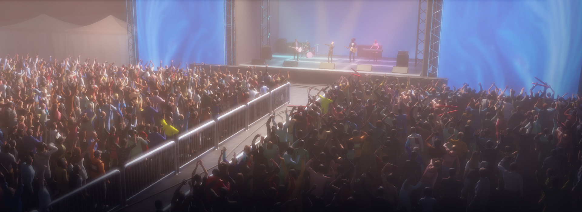 Event Audience | Actor Group | Crowd Simulation | iClone
