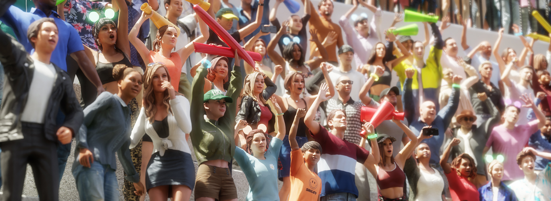 Event Audience | Actor Group | Crowd Simulation | iClone