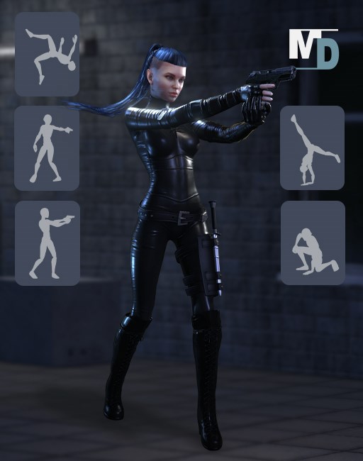 MD Panther Lady｜Motion Director｜3D Animation｜iClone