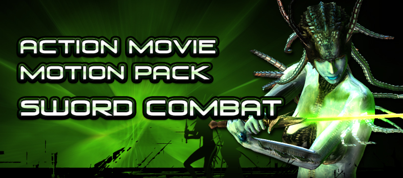 Action movie motions for your 3D animation â€“Sword Combat