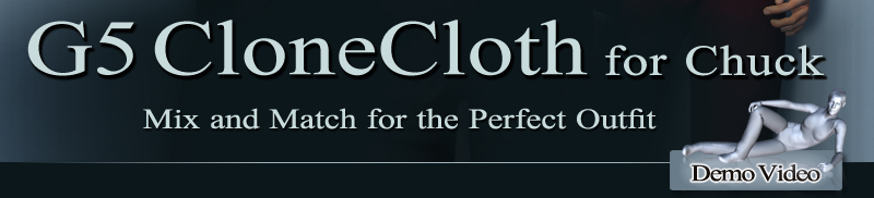 iClone Content Pack: G5 CloneCloth for Chuck